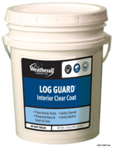 Log Guard Interior Clear Coat - Log Home Maintenance and Supply